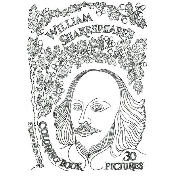William Shakespeare's Coloring Book (Paperback) - Walmart.com - Walmart.com