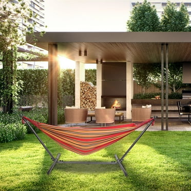 4-Point Hammock Lounge and Stand Combination - Walmart.com