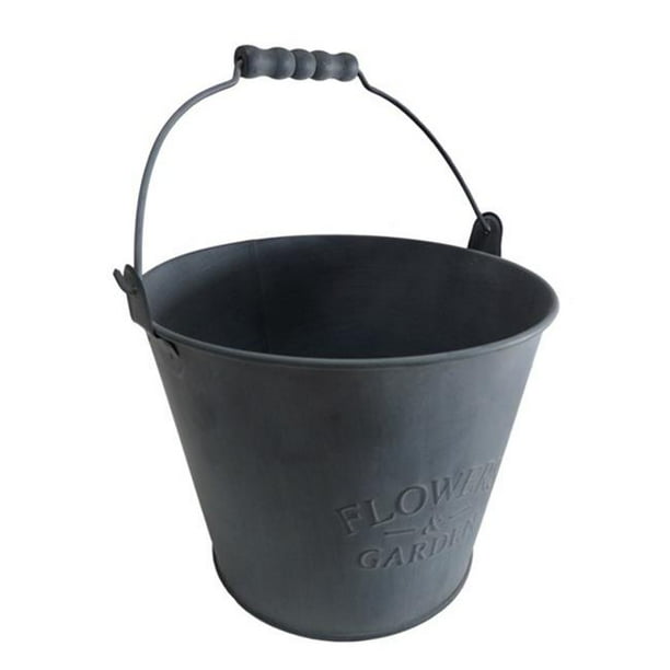 Cheung's FP-3342XL Extra Large Metal Bucket with Handle Planter ...