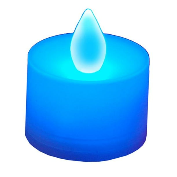 JH Specialties 80212 LED Battery Operated Tea Lights- Blue - Walmart ...