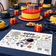 12Pcs Outer Space Birthday Decorations Coloring Placemat Astronaut ...