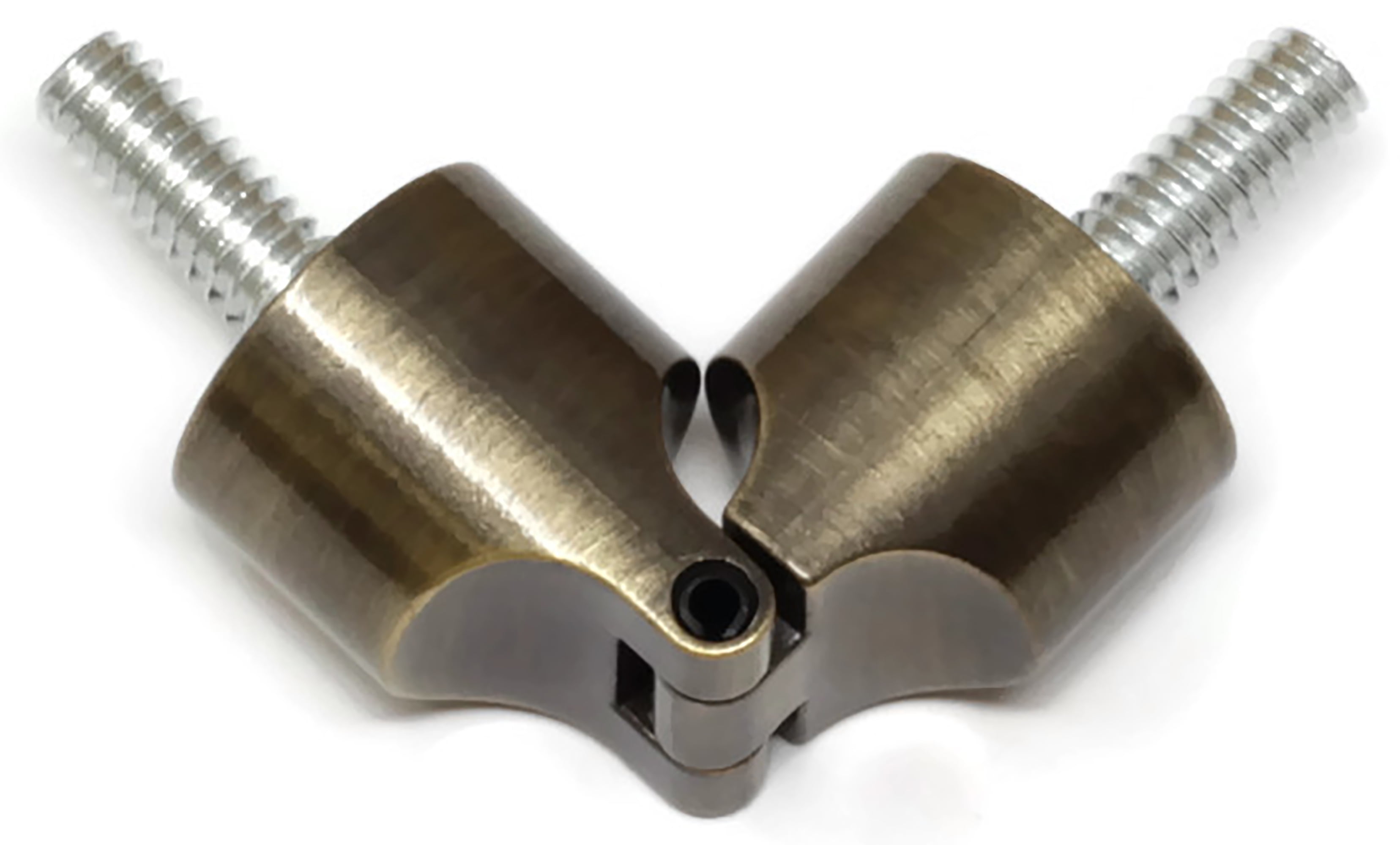 Urbanest Hinged Elbow Connector for Corner Rod, Antique Brass, 3/4 ...