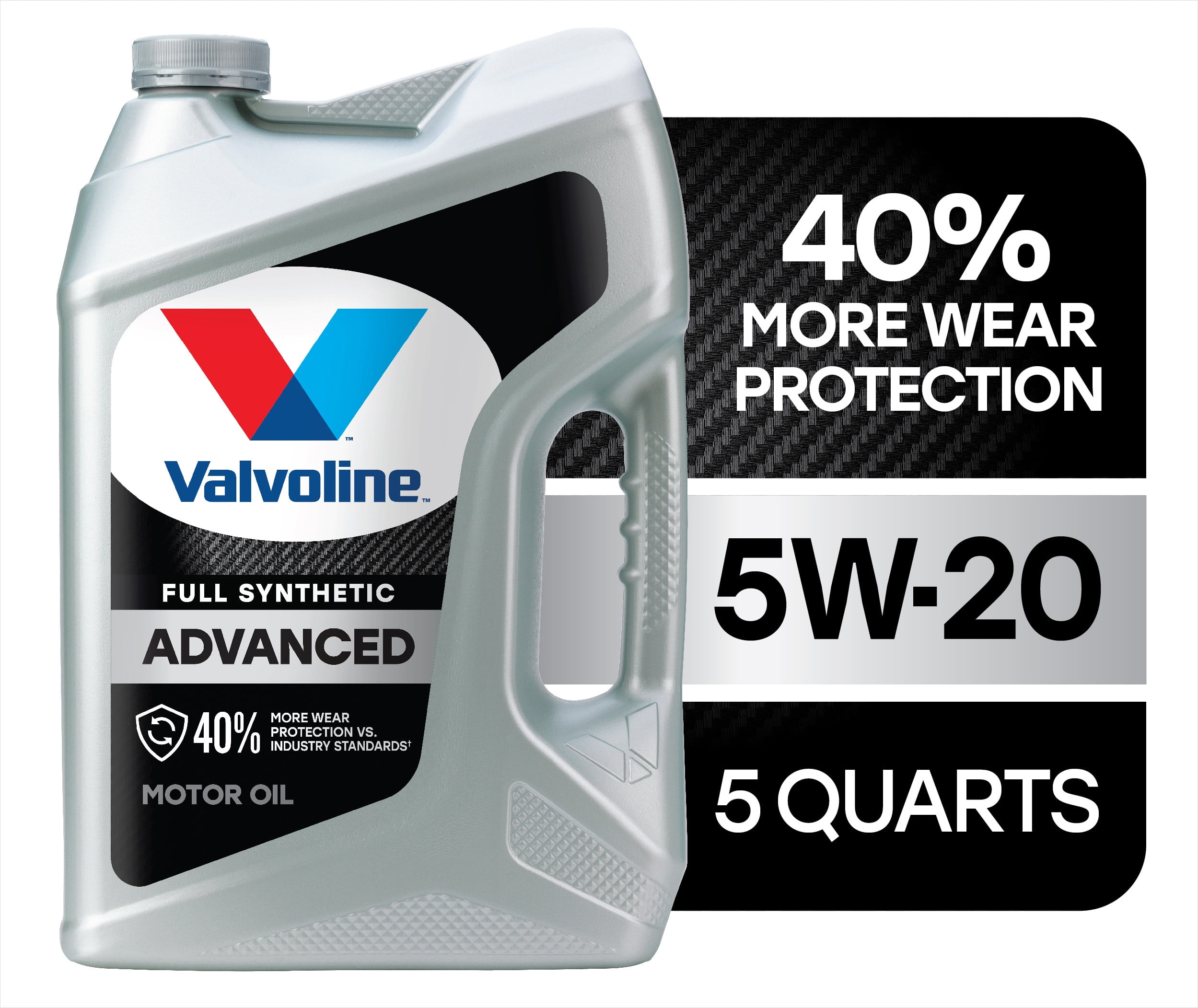 Valvoline Advanced Full Synthetic 5W-20 Motor Oil 5 QT - Walmart.com