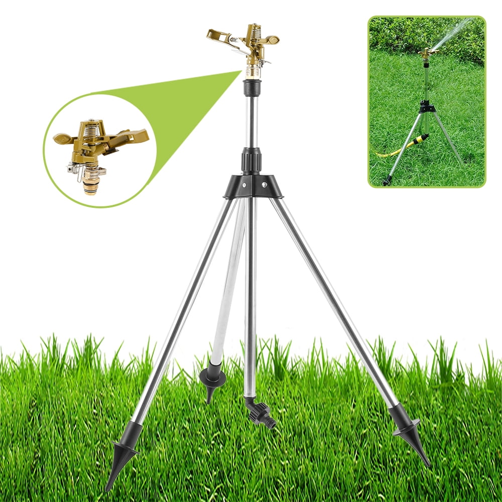 BUTORY Water Sprinkler Tripod 360 °Adjustable Water Stainless Steel ...