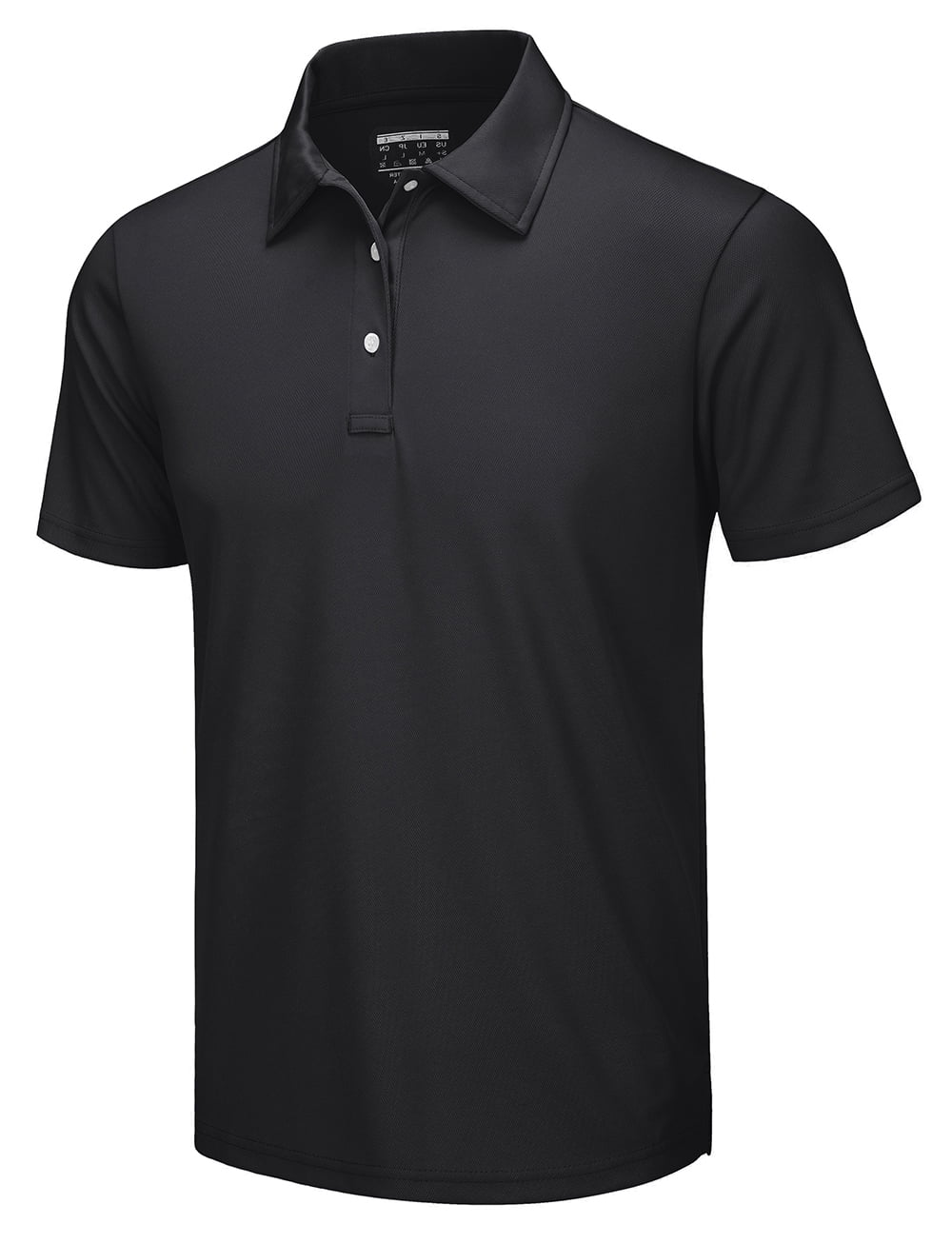 TACVASEN Men's Summer Short Sleeve Polo Shirts 3-Button Performance ...