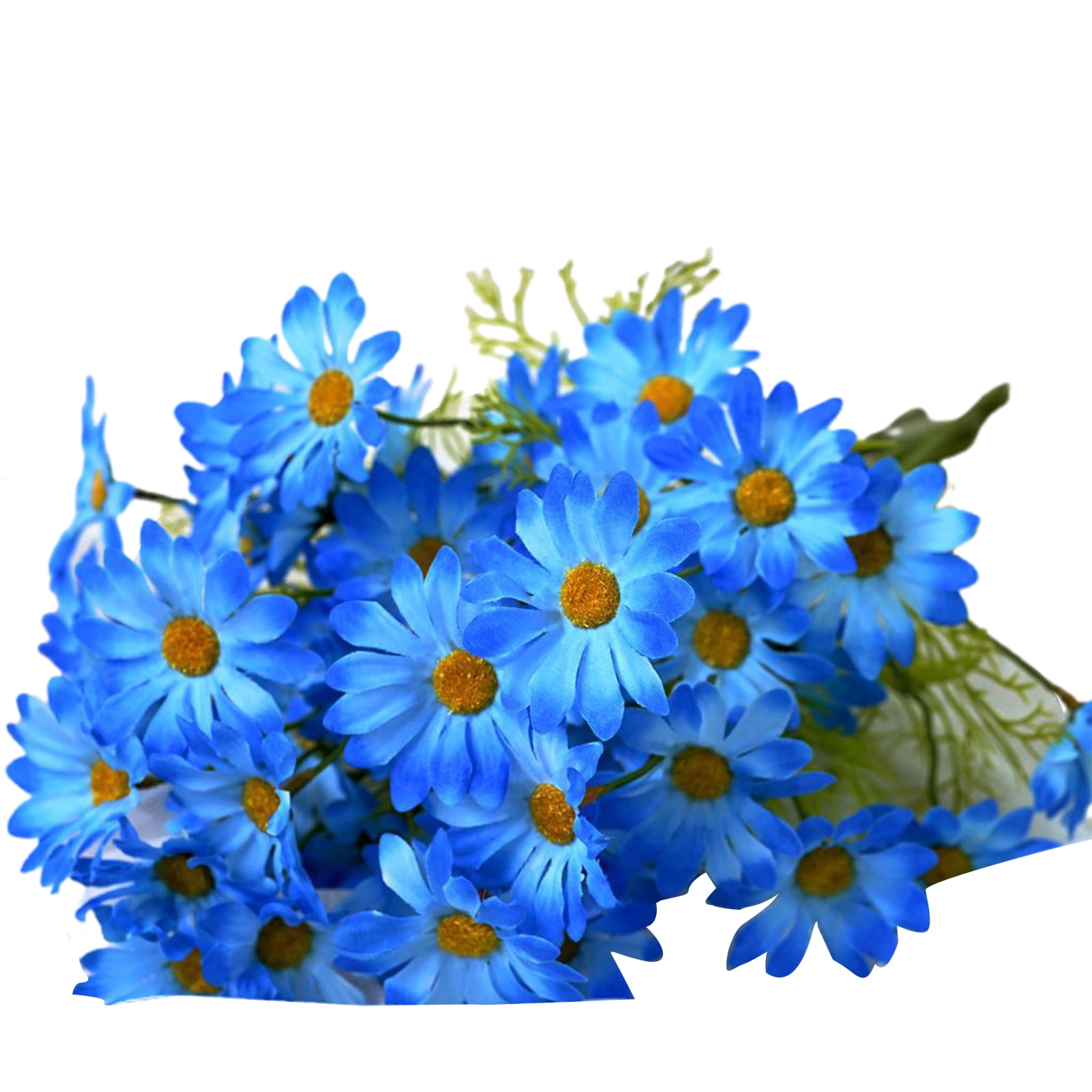 FaLX 10Pcs 5 Heads Realistic Vivid Artificial Flower Chrysanthemum Fake ...