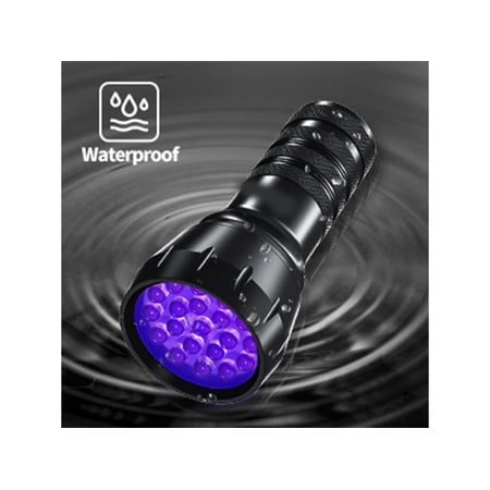 Black Light UV Flashlight, 21 LEDs 395nm UV Blacklight, Dogs Urine ...