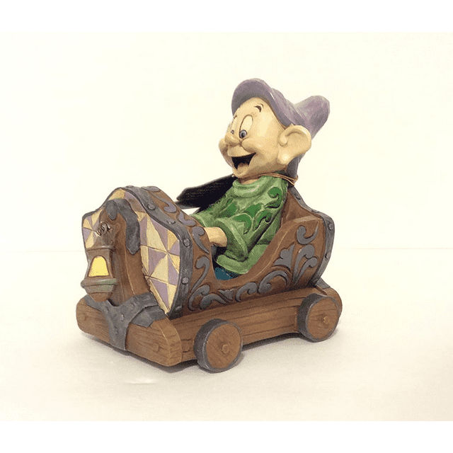 Disney Parks Jim Shore Seven Dwarfs Mine Train Figure Dopey - Walmart.com