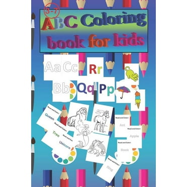 ABC Tracing and Coloring Activity Book for Children (8x10 Coloring Book ...