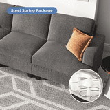 Oversized Nolany Custom Modular Sectional Storage Sofa Couch: U-Shaped ...