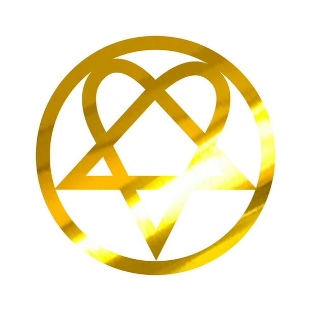 Heartagram Sticker Decal Die Cut - Self Adhesive Vinyl - Weatherproof ...