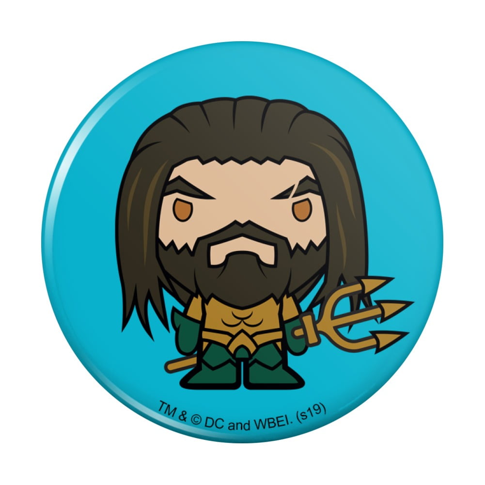 Aquaman Movie Cute Chibi Character Pinback Button Pin - Walmart.com
