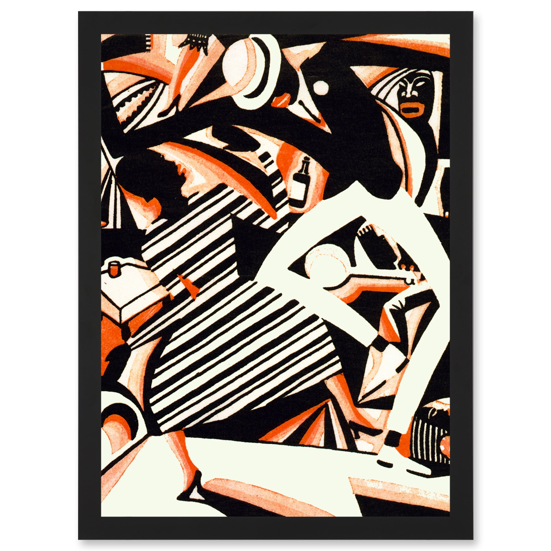 African American Jazz Two Tone Reiss Dance Music 1920's A4 Artwork ...