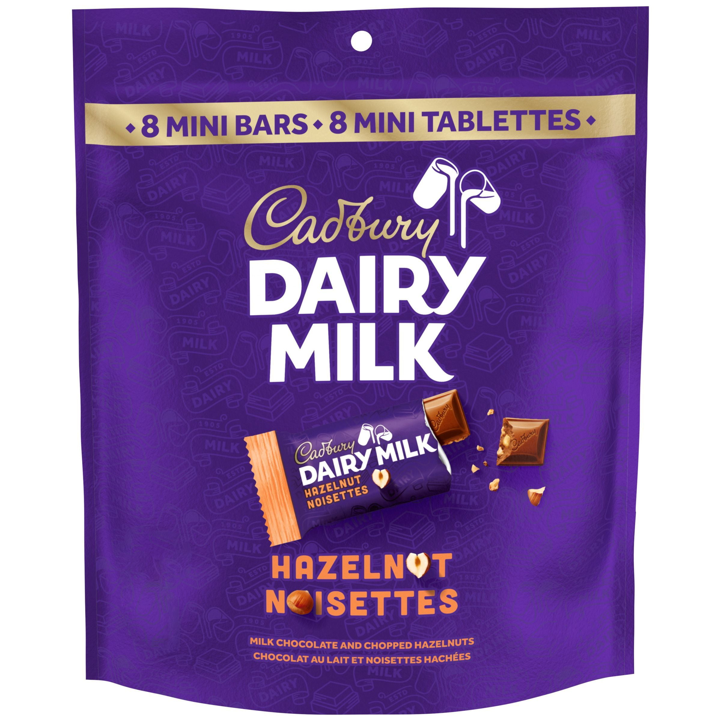 CADBURY DAIRY MILK Hazelnut Chocolate Bar with Chopped Hazelnuts ...