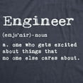 Crazy Dog T-Shirts Mens Funny Engineer Definition T-Shirt, Sarcastic ...