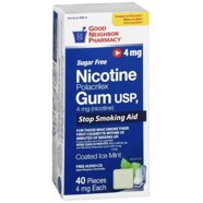 Sunmark Original Nicotine Polacrilex Chewing Gum, 2 mg, 110 Count ...