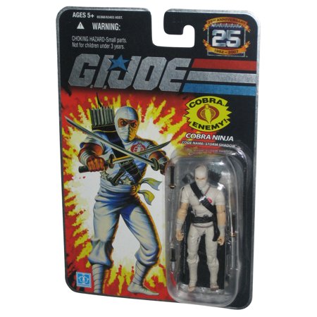 GI Joe 25th Anniversary Storm Shadow Ninja (2007) Hasbro 3.75 Inch ...
