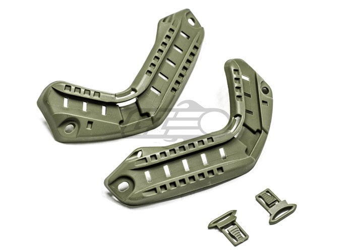 Lancer Tactical ARC Helmet Rail Set ( Foliage ) in Foliage Green Size ...
