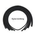 AN12 Silver-Stainless Steel Braided Nylon Fuel Hose Inside CPE Rubber ...