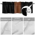 Boho Black Valances for Windows, and Brown Striped Tribal Farmhouse ...