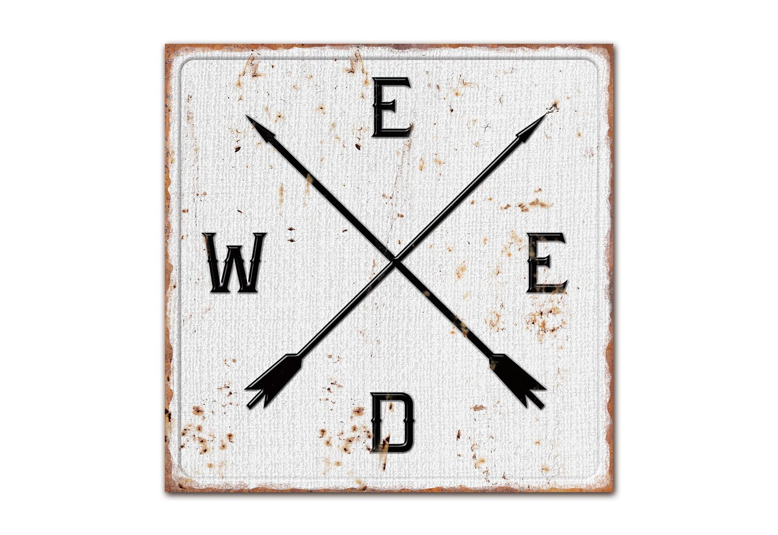 "Weed Embossed" Metal Sign - Walmart.com