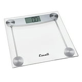 Escali Digital Glass Bath Scale for Body Weight, Bathroom Body Scale ...