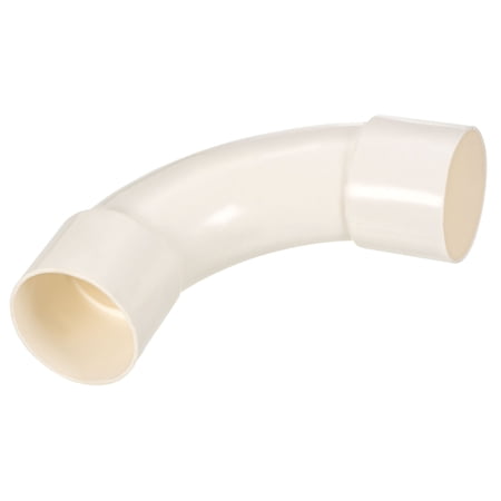 Uxcell PVC Water Pipe Elbow Fitting 50mm ID 200mm Length Tube Connector ...