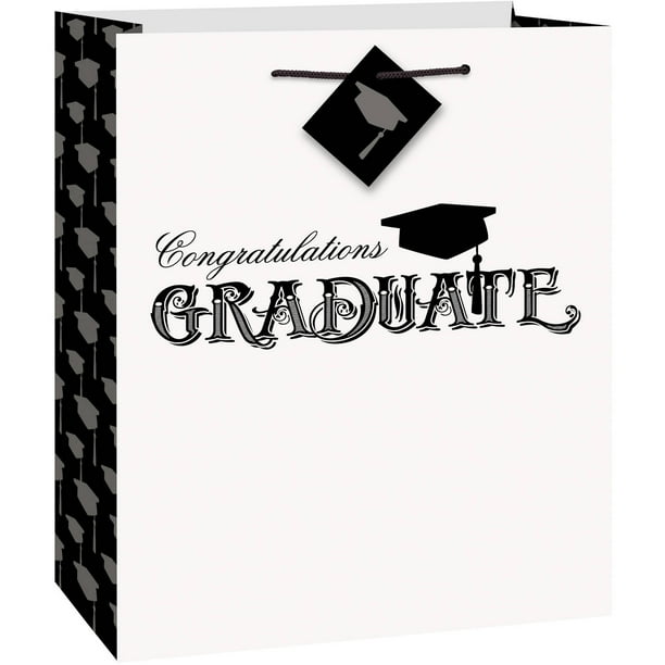 Classic Graduation Gift Bag, 9 x 7 in, 1ct - Walmart.com