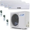 Multi Zone Mini Split Ductless Air Conditioner Dual 2 Zone 12000 18000 ...