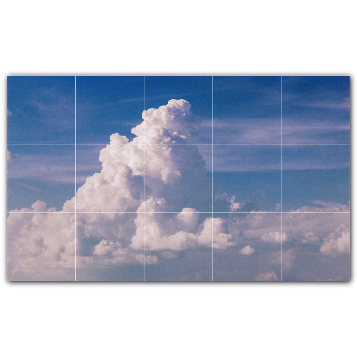 Picture-Tiles.com: Clouds Ceramic Tile Wall Mural WAL500368-53XL. 60"W ...