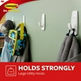 Command Hooks - Large, White, Adhesive & Removable, Damage-Free, Weight ...