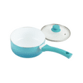 Mainstays Ceramic Nonstick 12 Piece Cookware Set, Teal Ombre, Hand Wash ...