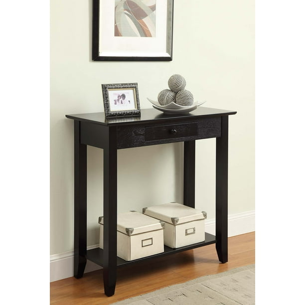 Convenience Concepts American Heritage Hall Table, Black - Walmart.com