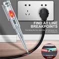 70-250V Responsive Electrical Tester Pen Bright led Light＆Waterproof DC ...