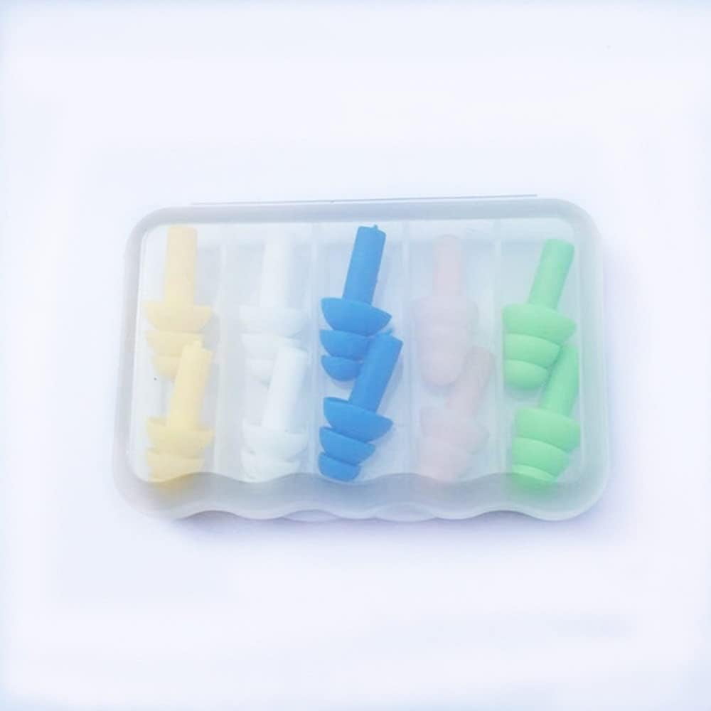 5 Pairs Noise Reduction Earplugs Super Soft, Ear Plugs for Sleeping ...
