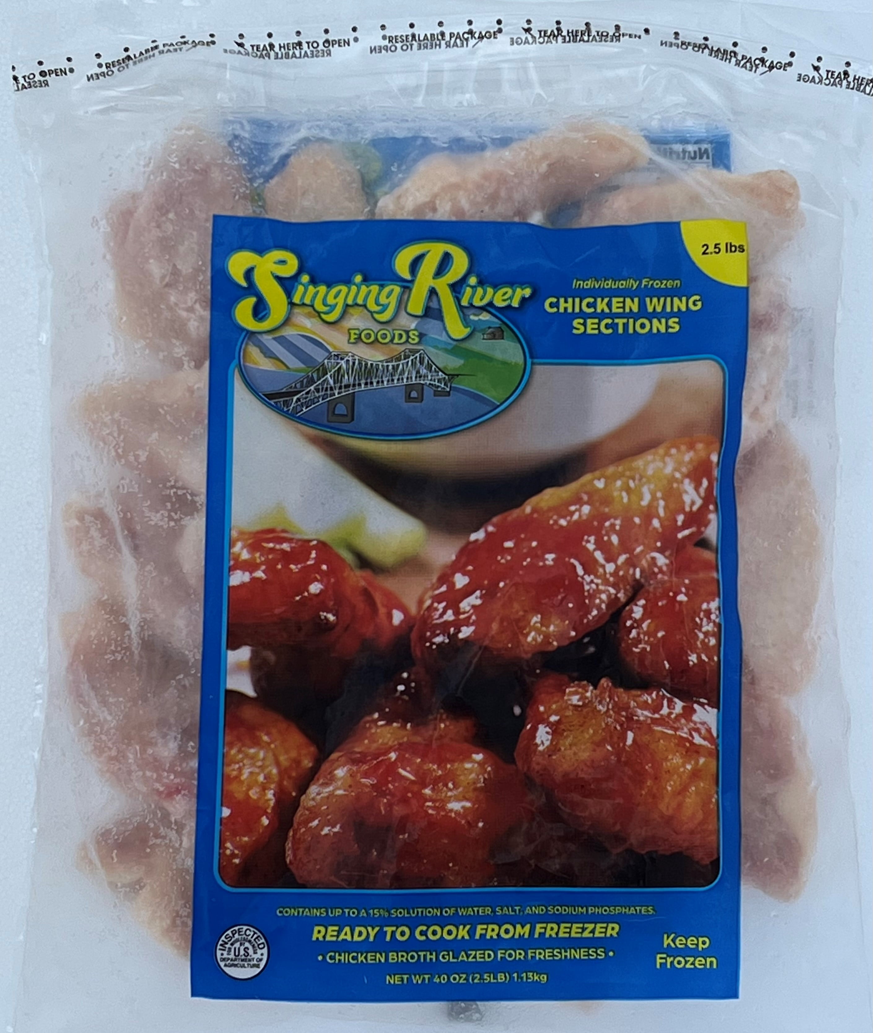 Singing River Foods Wing Portions 2.5 lb (Frozen) – BrickSeek