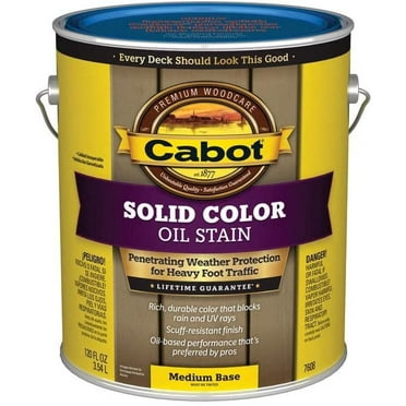 Cabot Samuel 16306-08 Neutral Base VOC Semi-Transparent Deck & Siding ...