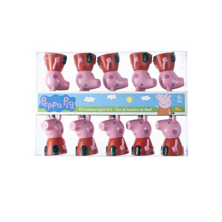 Kurt Adler UL 10-Light Peppa Pig Light Set - Walmart.com - Walmart.com