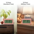 Unique Bargains Digital Alarm Clock with LED Display Green 5.4"L x 1.4 ...