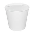 Karat 170oz White Food Storage Buckets with Paper Lids - 150 ct ...