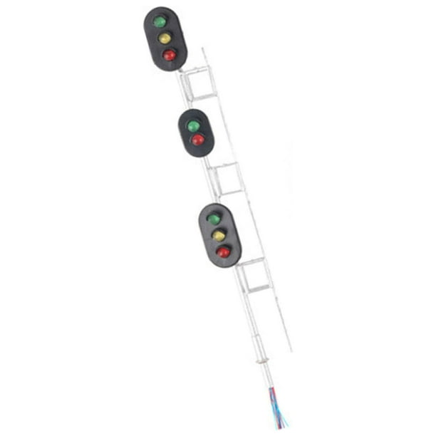 Justharion 1/2/3/5 Detailed 1/87 Scale Railroad Train Traffic Lights ...