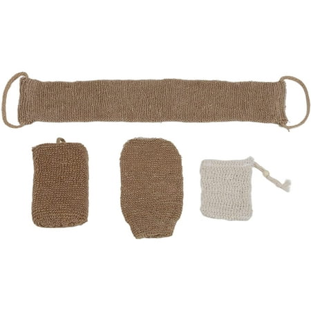 Bath Sponge, Exfoliating Jute Back Scrubber Shower Loofah Bath Concave ...