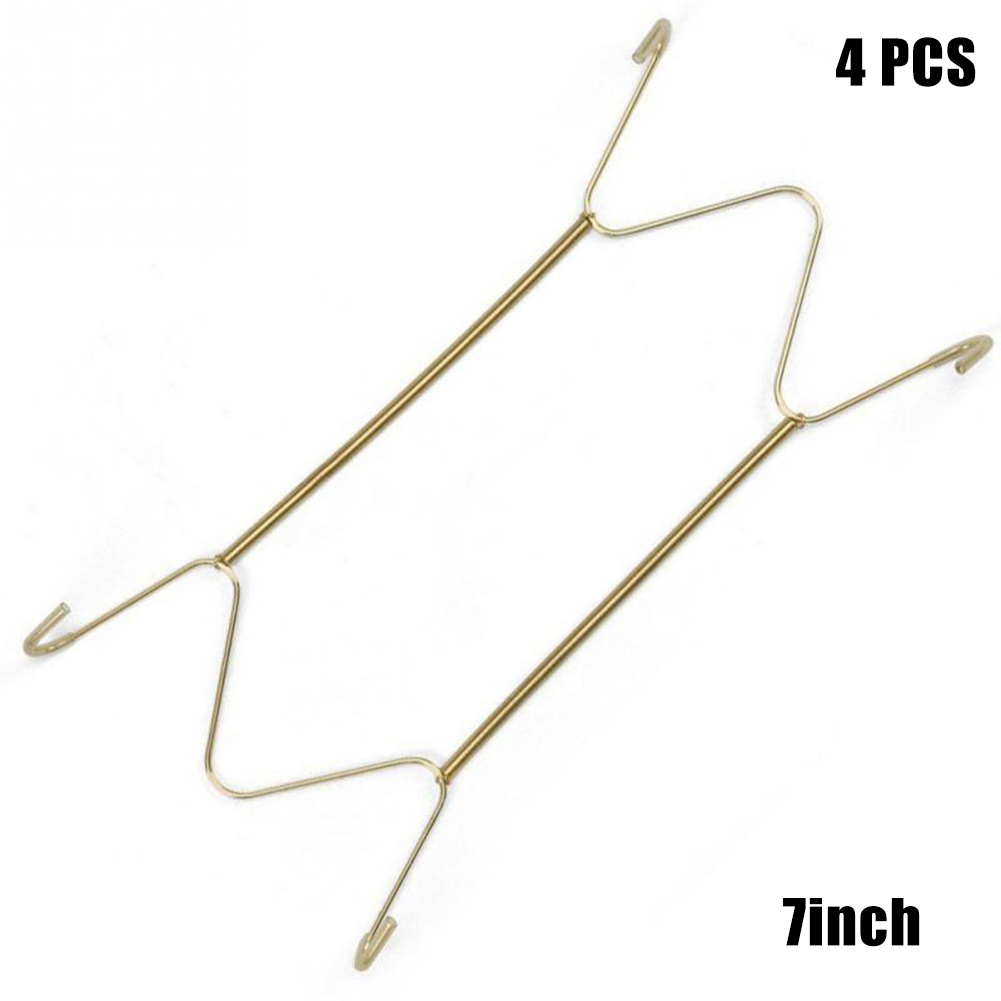 Plate Dishes Stainless Steel Hanger Spring Plates Holder Hook Wall ...