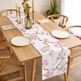 Table Runner Dresser Scarves 36 Inch Long,Pink Cherry Flower Petals ...