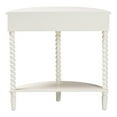 Baxton Studio Raynera Bobbin-Leg Demilune Console Table Half-Moon ...