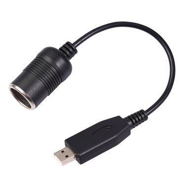 Ccdes Power USB Car Charger, 12V Cigarette Lighter Socket Female Converter Adapter Cord ...