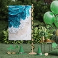 Abstract Beach Garden Flags for Outside Blue Textures Sandy Brown ...