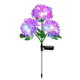 VibHome Hydrangea Flowers Solar-PoweRed Lights Hydrangea Solar Light ...