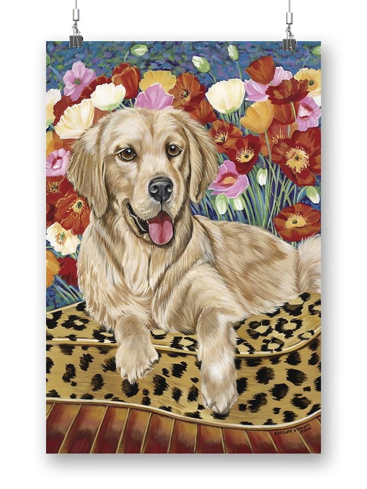 Golden Boy Retriever Poster - Carolee Vitaletti Designs, - Walmart.com