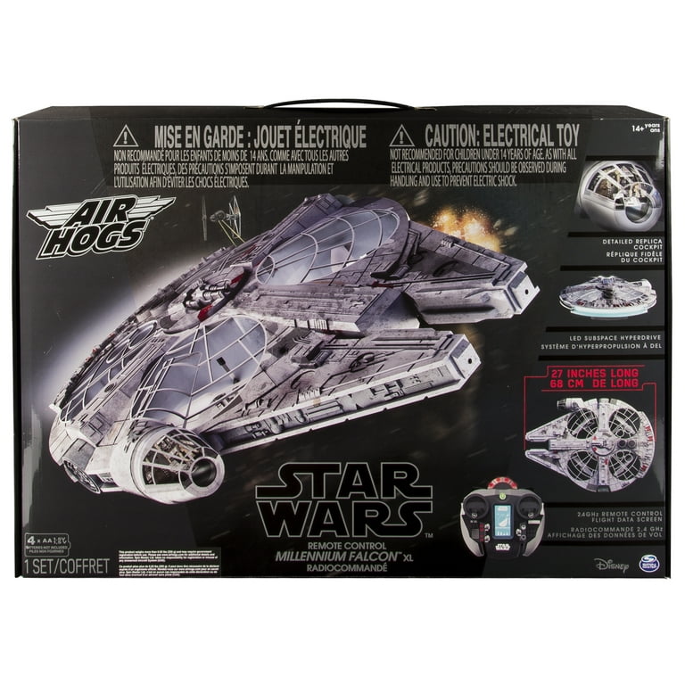 Spin Master 6027168 Air Hogs Star Wars Remote Control Millennium Falcon XL